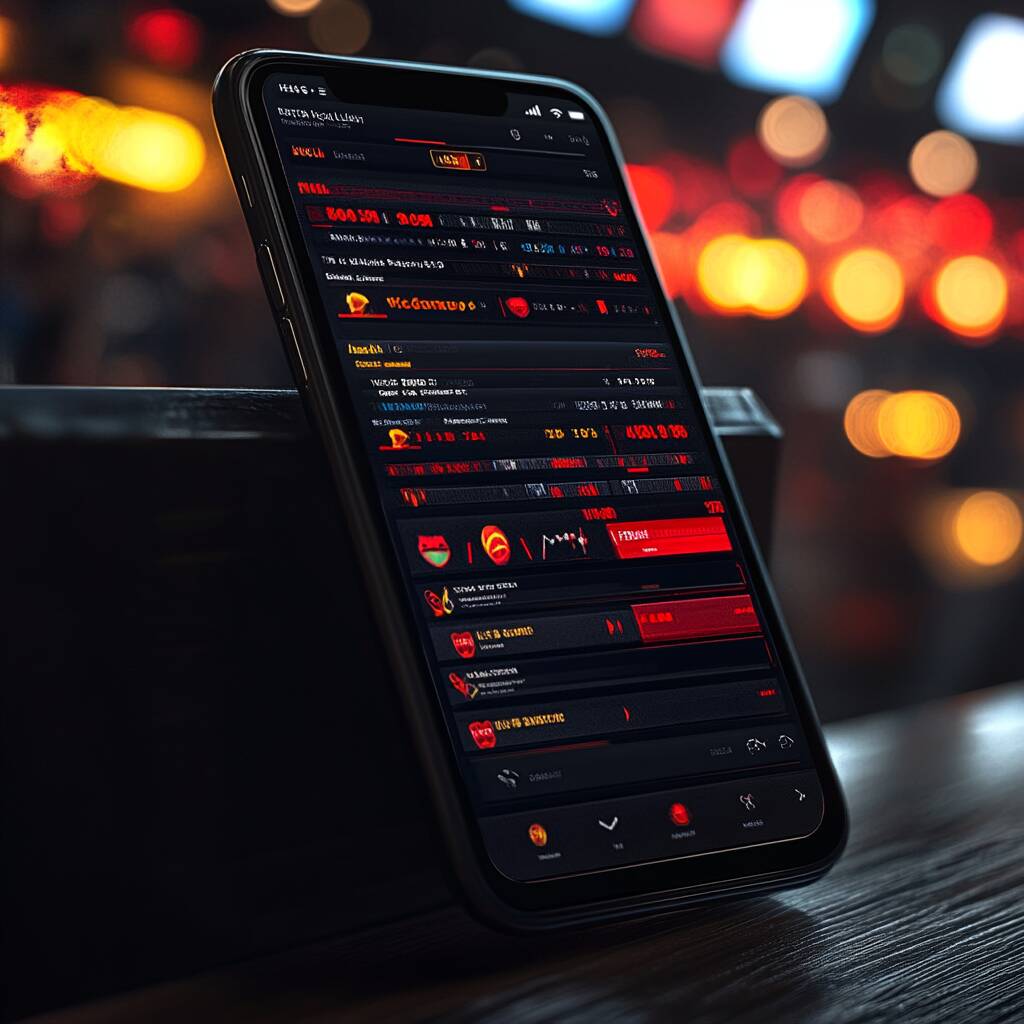 Mobile betting interface showing live football odds on Ngenge