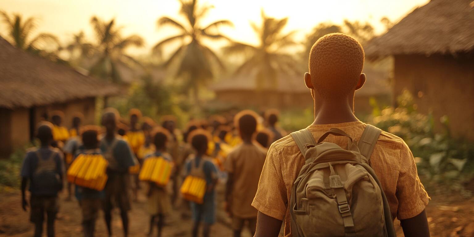 Ngenge team delivering community support in Congo